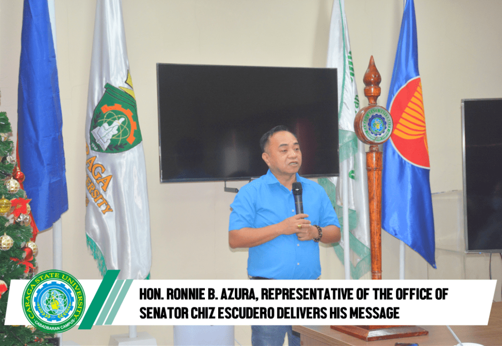CSUCC welcomes the newly installed Chancellor - CARAGA STATE UNIVERSITY